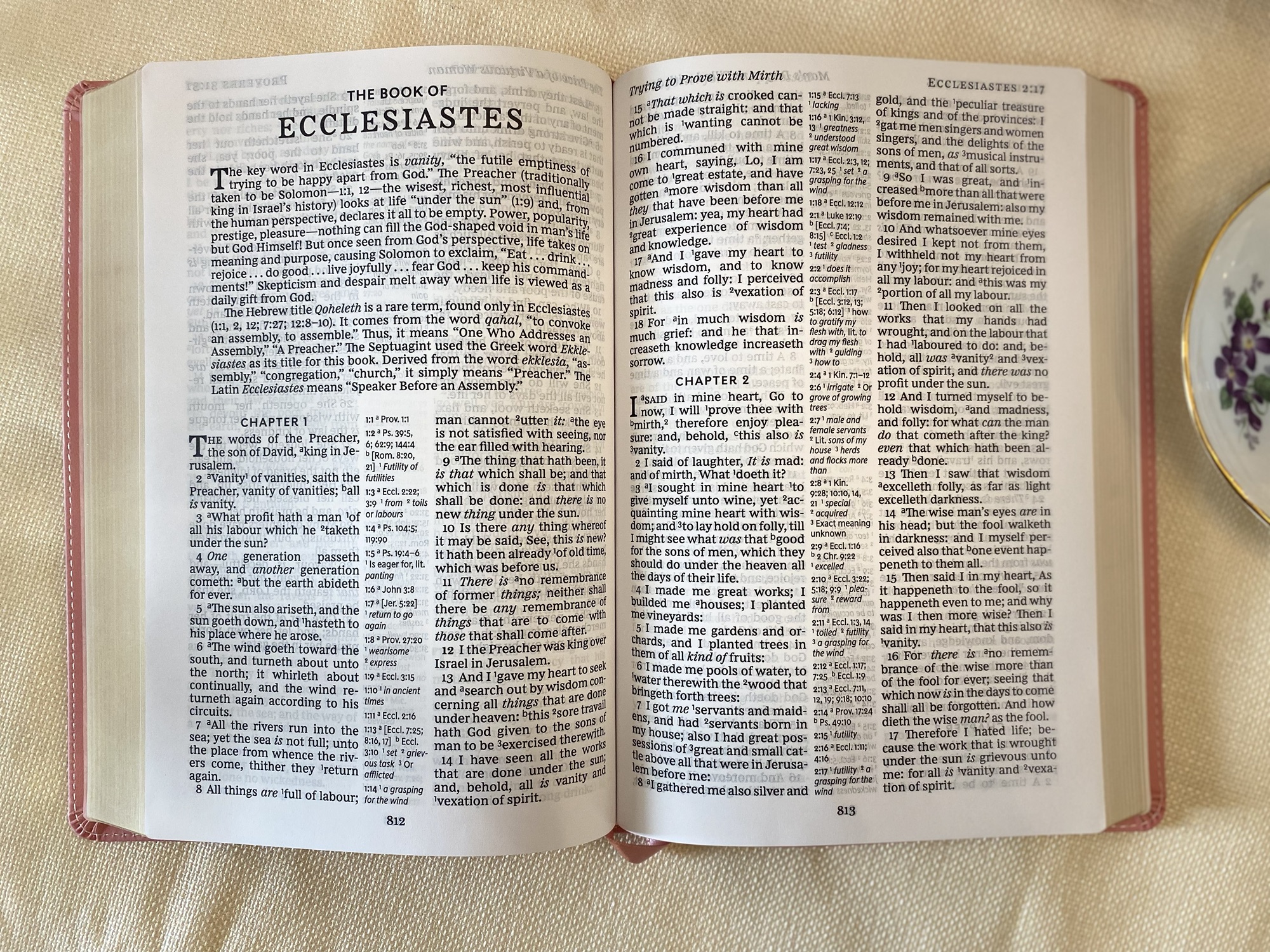 Bible Review: KJV Large Print Center-Column Reference Bible – Elihu's ...