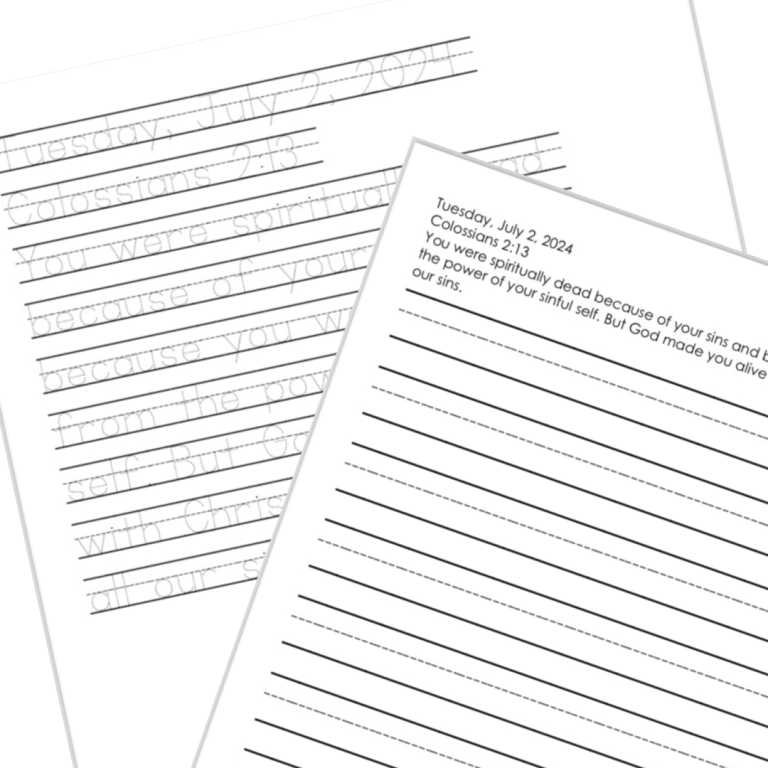 Teach Me: Scripture Writing Plan August 2024 – Elihu's Corner