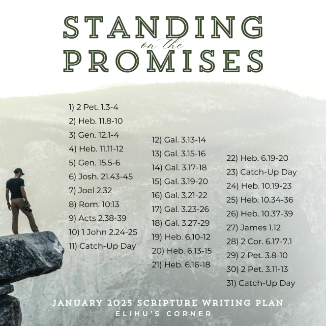 Scripture Writing Plans – Elihu's Corner